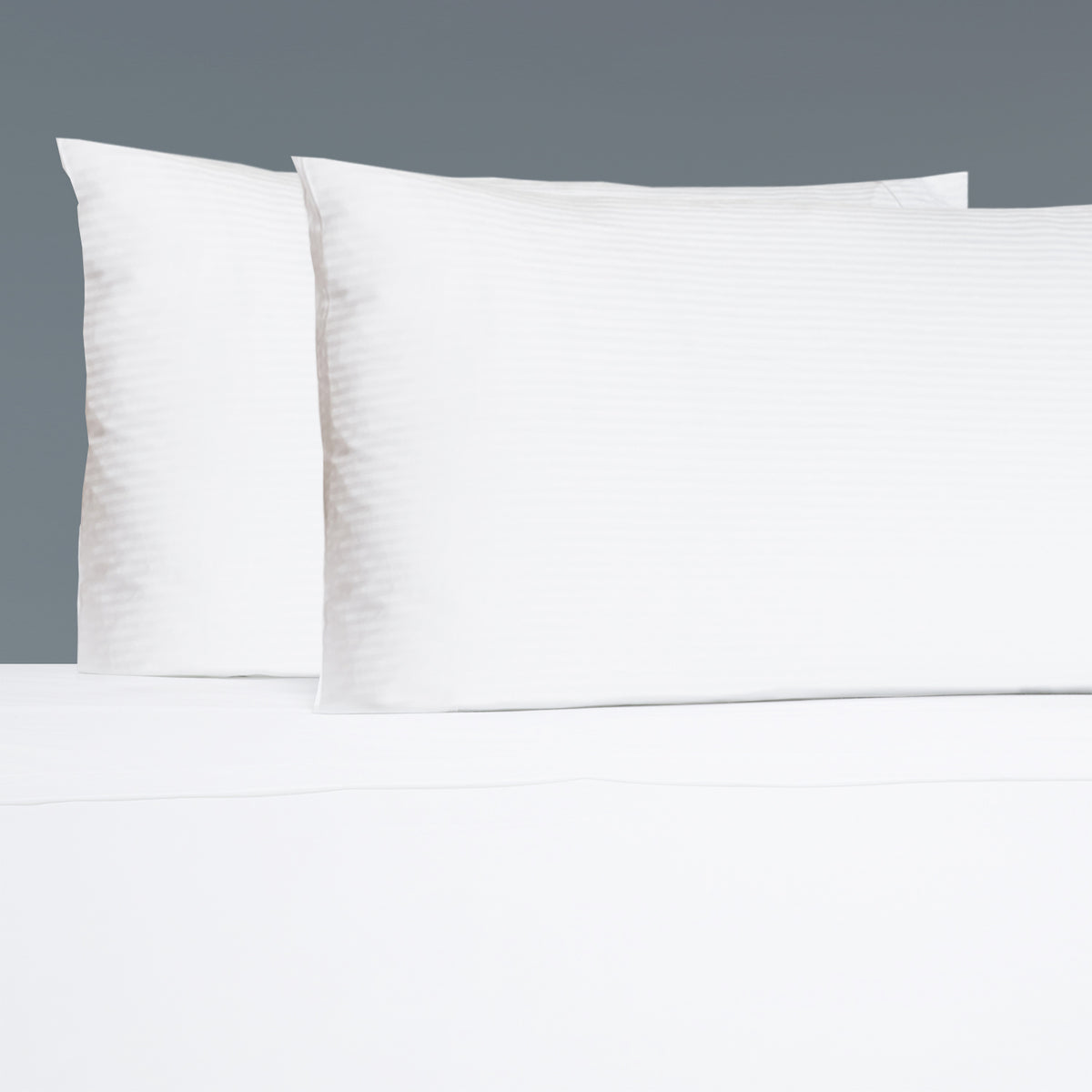 Fundas de almohadas confeccionadas en tela poligal listado de 2MM con ...
